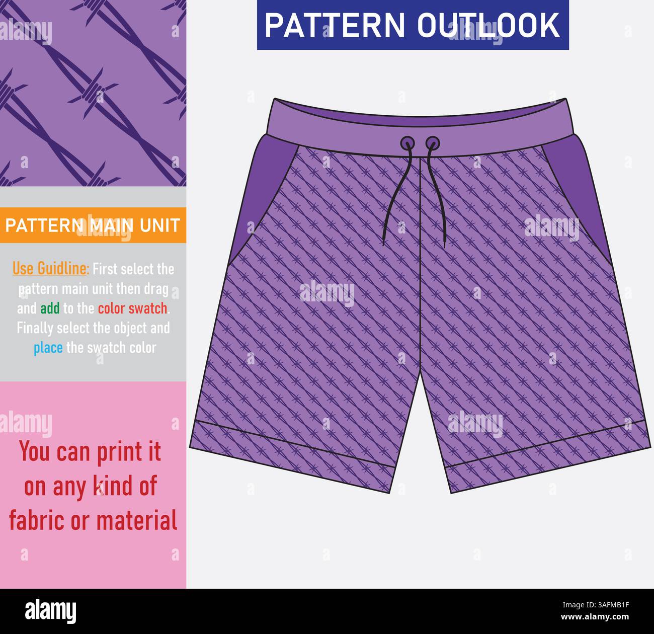 Geometric textile pattern cotton Stock Vector Images - Alamy