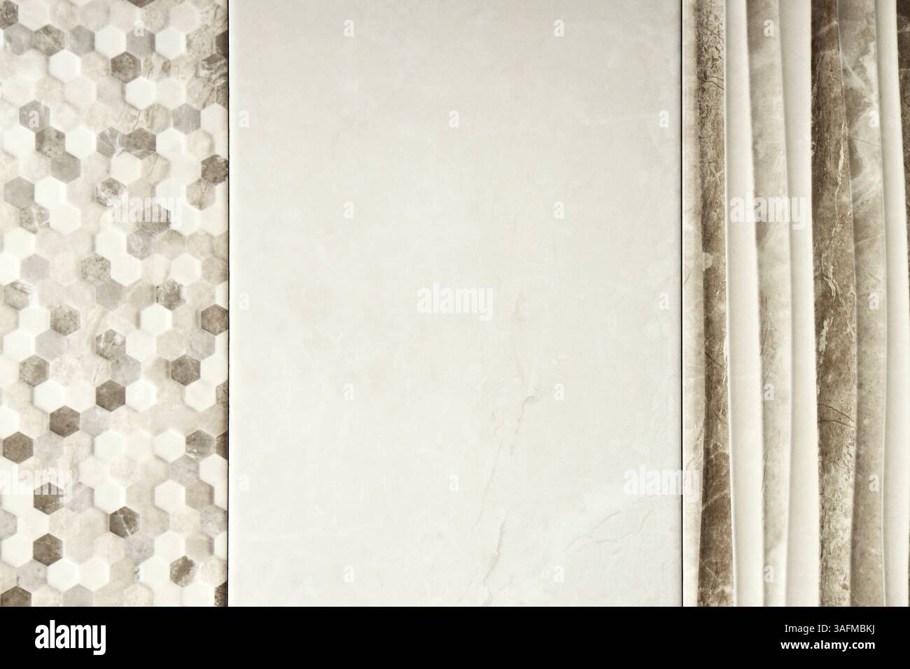 Samples of tiles with different patterns as background, closeup Stock ...