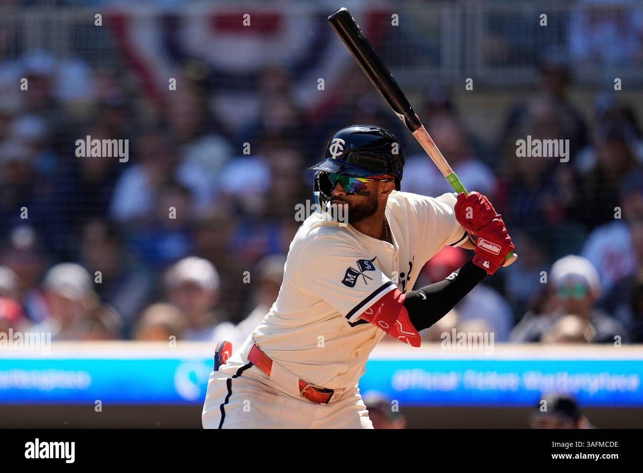 Minnesota Twins' Willi Castro (50) bats during the second inning of a ...