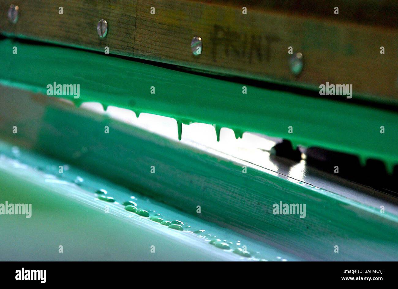 Wet paint drips from hi-res stock photography and images - Alamy