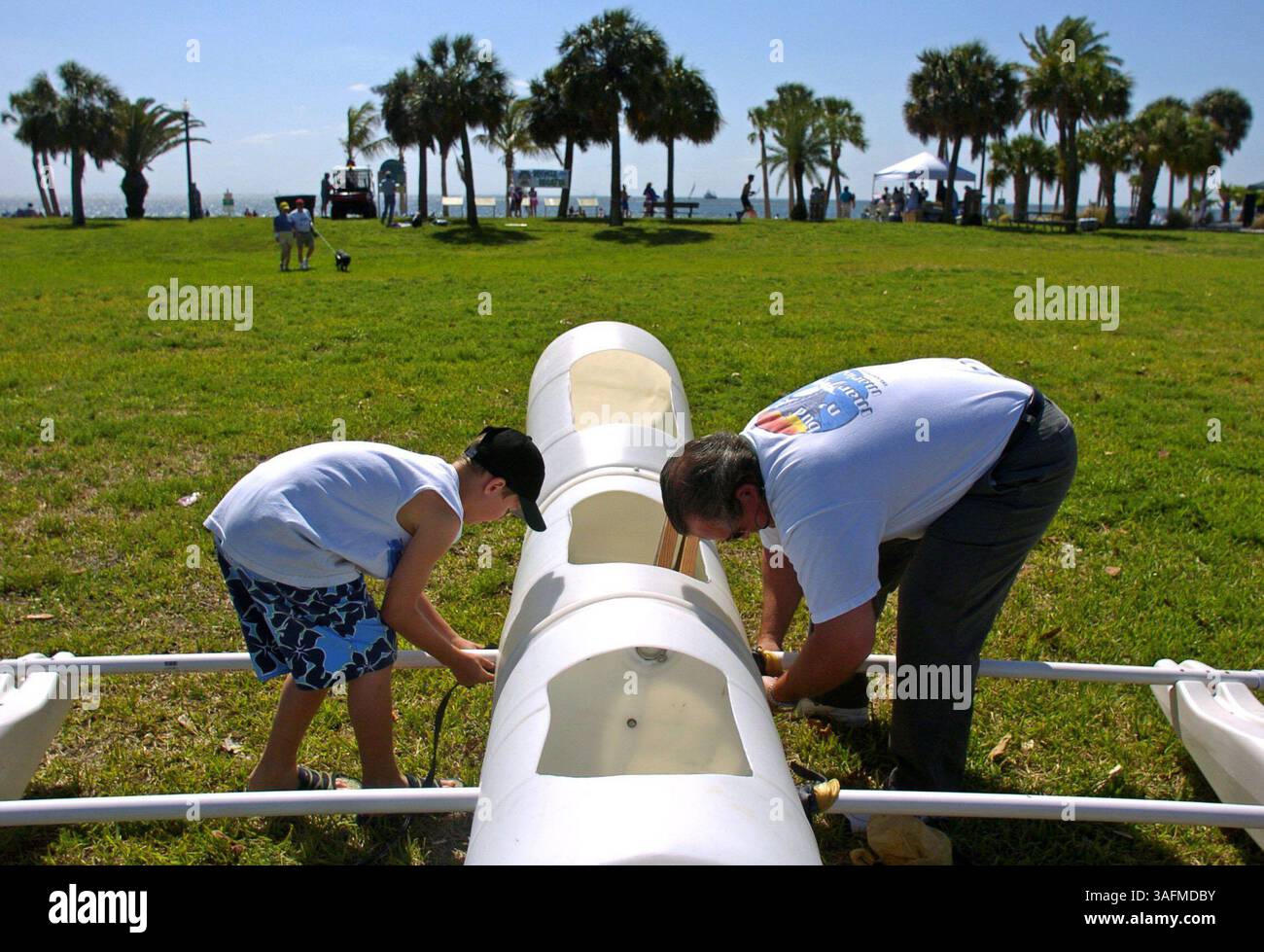 Caption: Ron Shirley, Jr. (cq-left), 10, and his dad, Ron Shirley (cq ...