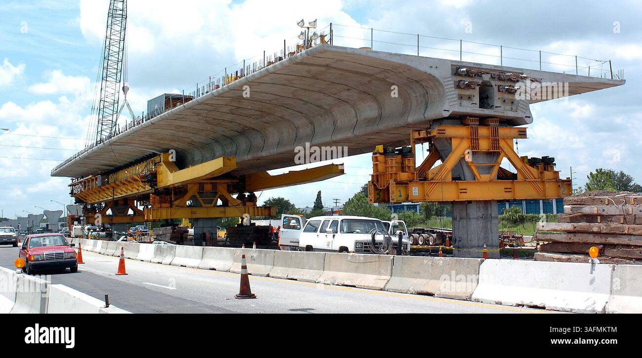 Another Pier of the new elevated Lee Roy Selmon Crosstown Expressway ...