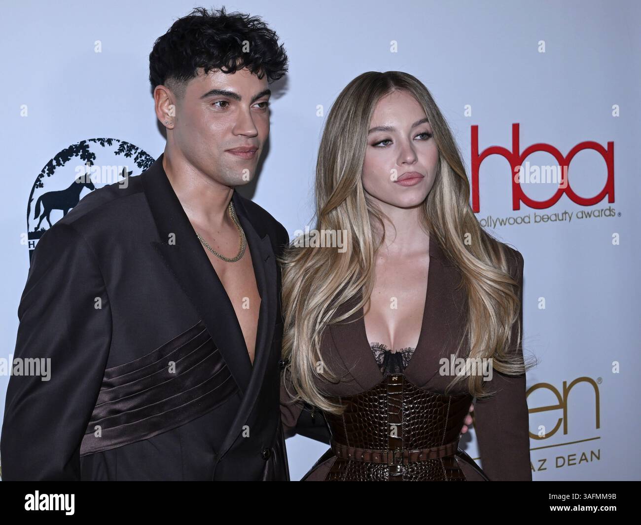 April 6, 2025, Hollywood, California, USA: Glen Oropeza and Sydney ...