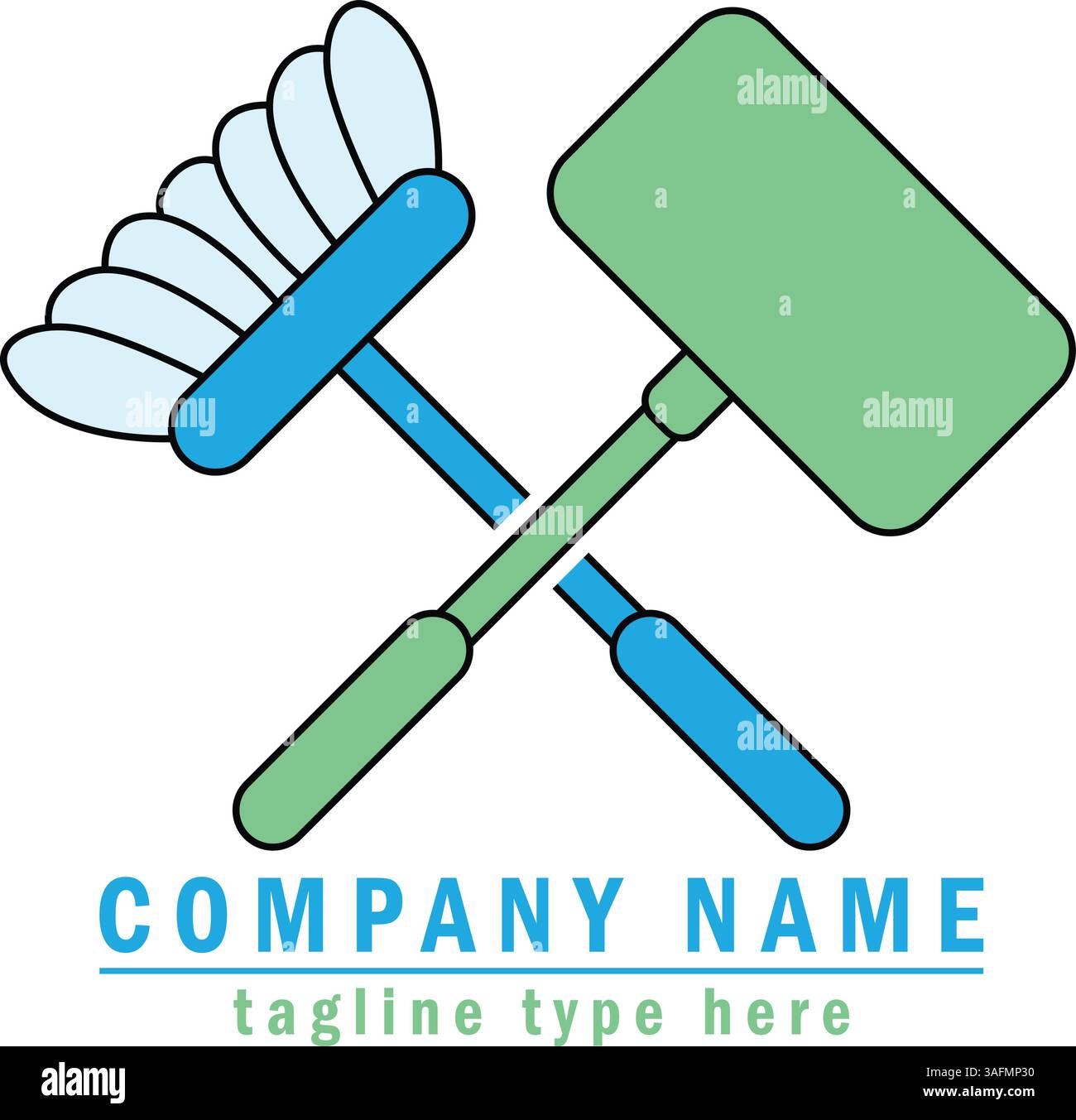 Cleaning company logo hi-res stock photography and images - Alamy