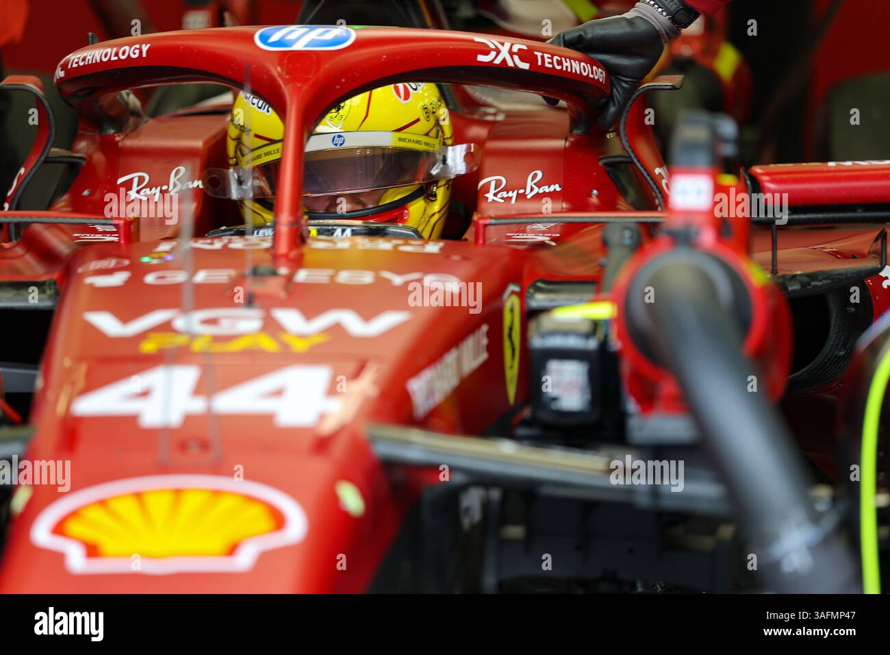 #44 Lewis Hamilton GBR) Scuderia Ferrari ITA) SF25/Ferrari, during the ...