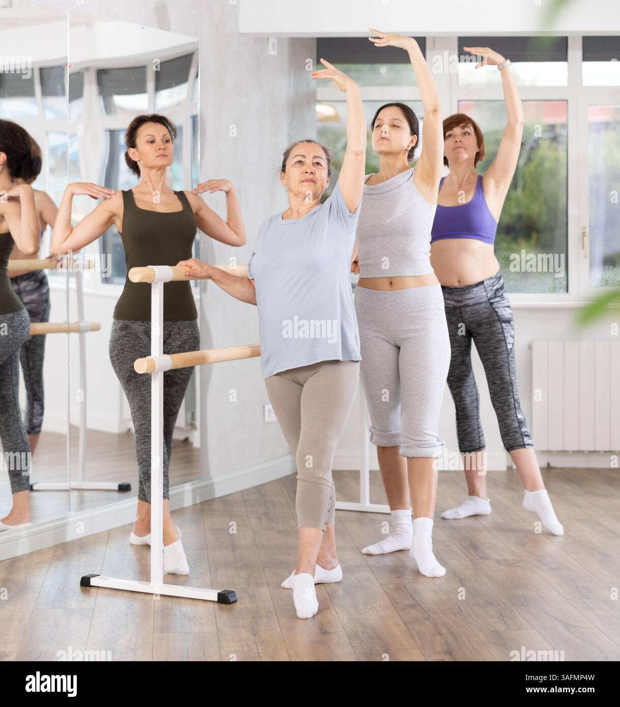 Ballerina practice ballet positions hi-res stock photography and images - Alamy