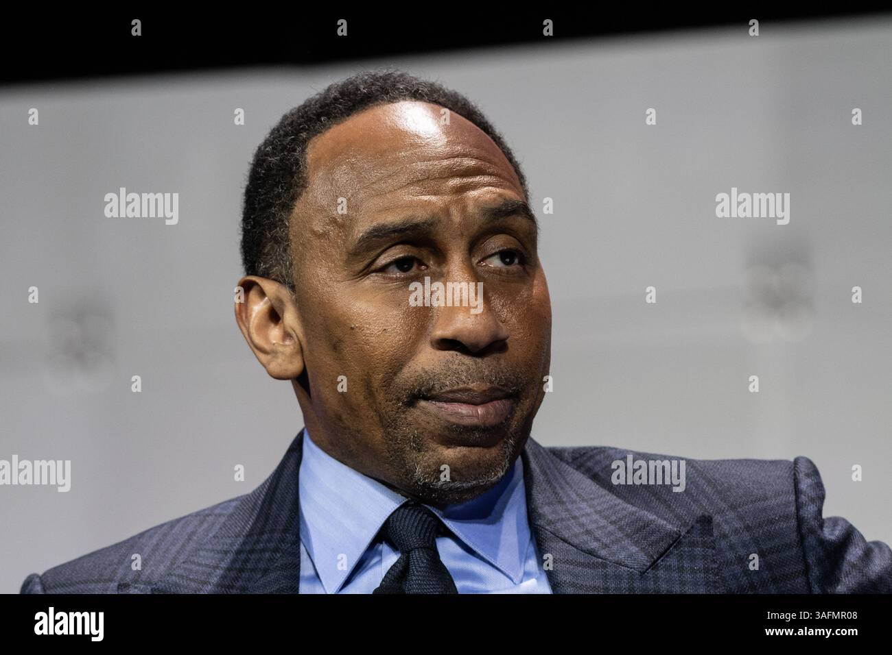 LAS VEGAS, Nevada - Stephen A. Smith speaking at NAB Welcome Session at ...