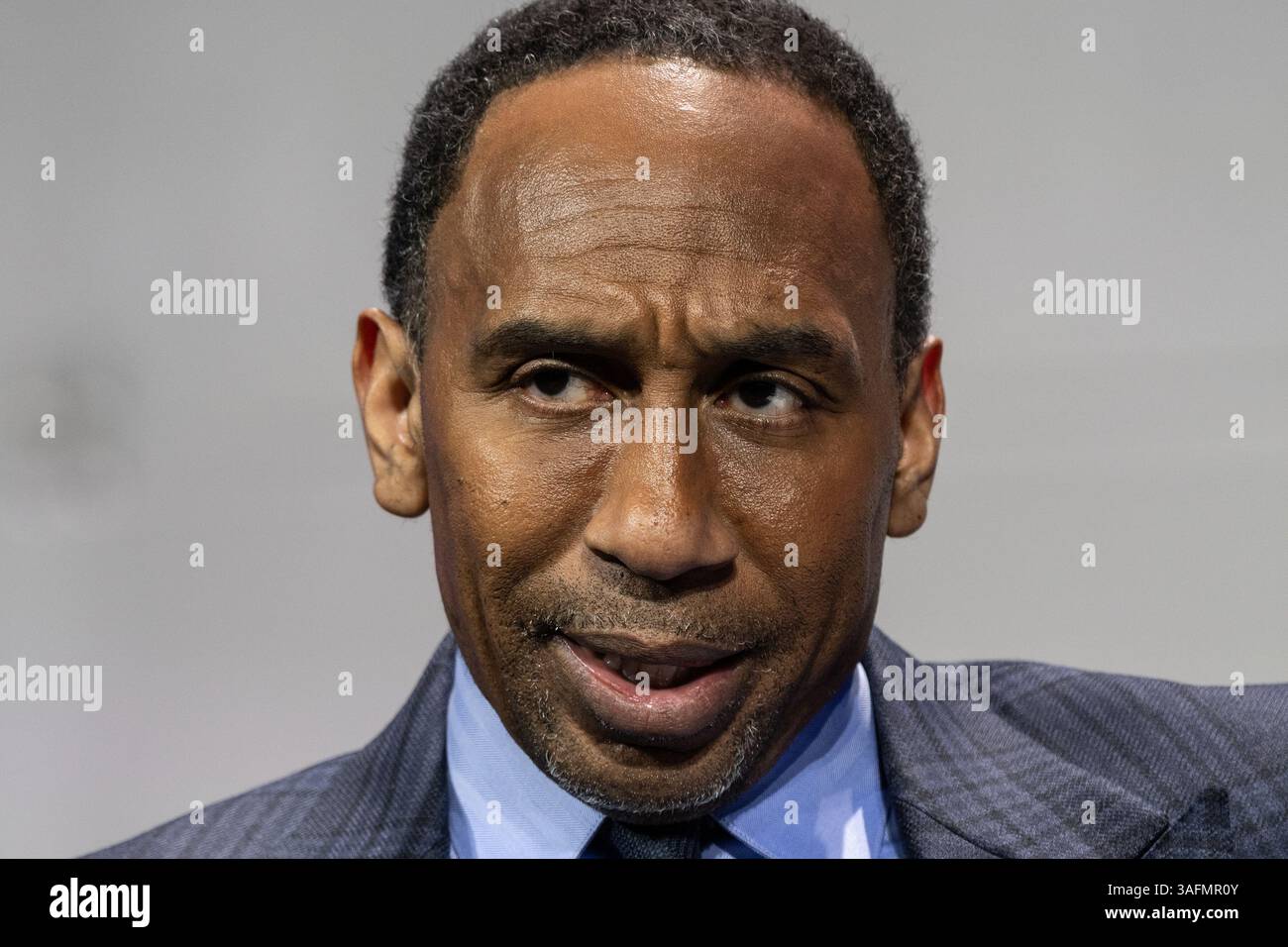 LAS VEGAS, Nevada - Stephen A. Smith speaking at NAB Welcome Session at ...