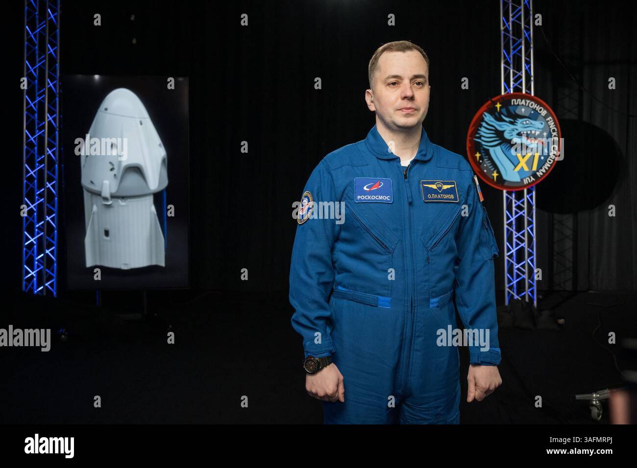 Houston, Texas, USA. 20th Feb, 2025. NASA's SpaceX Crew-11 mission to ...