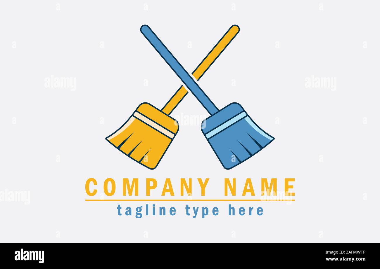 Cleaning services company logo design vector art Stock Vector Image ...