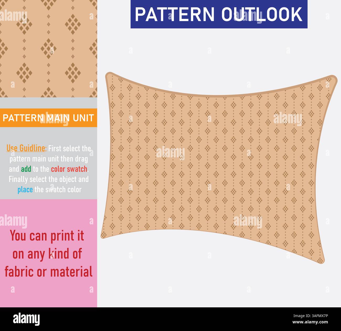 Vintage seamless pattern beach Stock Vector Images - Alamy