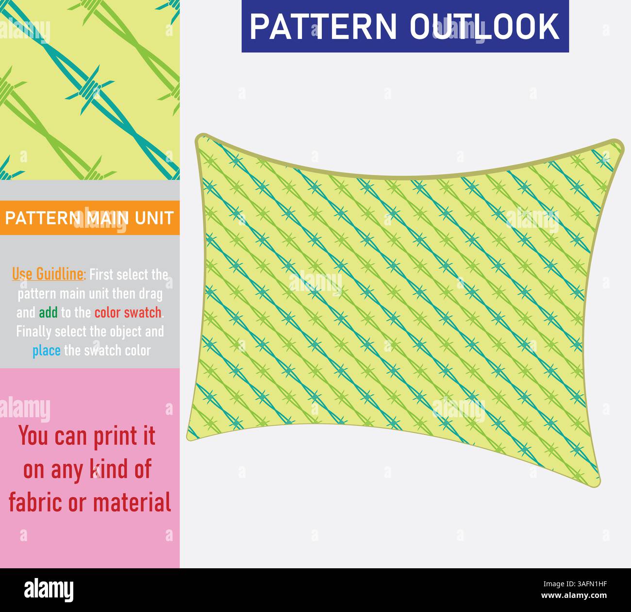 Colorful seamless textile pattern design Stock Vector Image & Art - Alamy