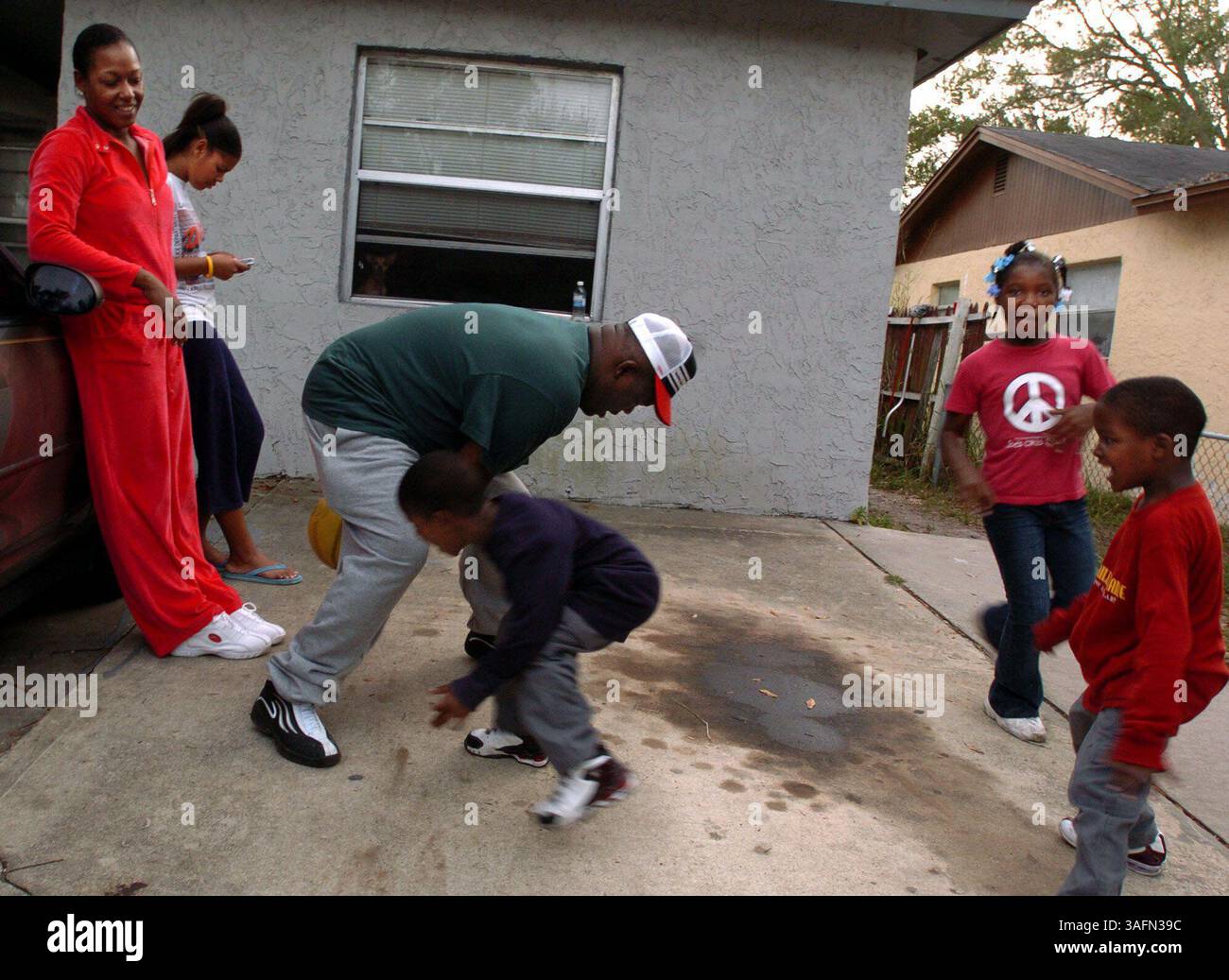 left to right) Mom Lynne Gray, Tierra Gray , 15, dad Terrell Gray ...
