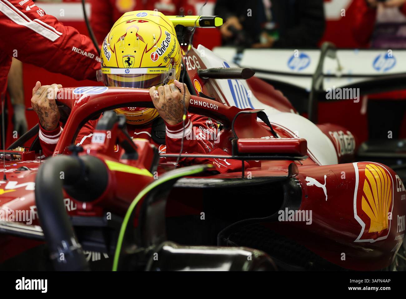 #44 Lewis Hamilton GBR) Scuderia Ferrari ITA) SF25/Ferrari, during the ...