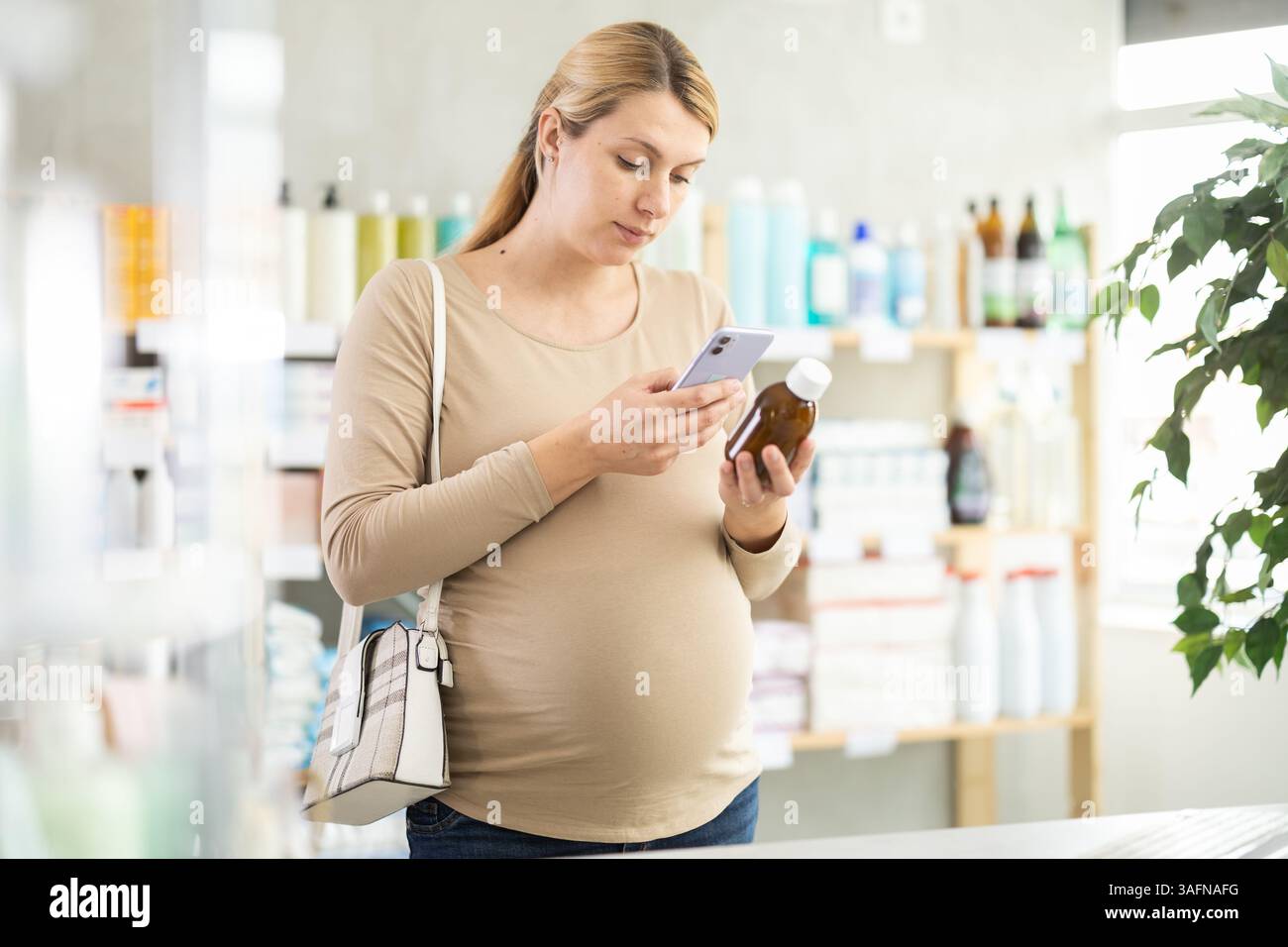 Pregnant belly barcode hi-res stock photography and images - Alamy