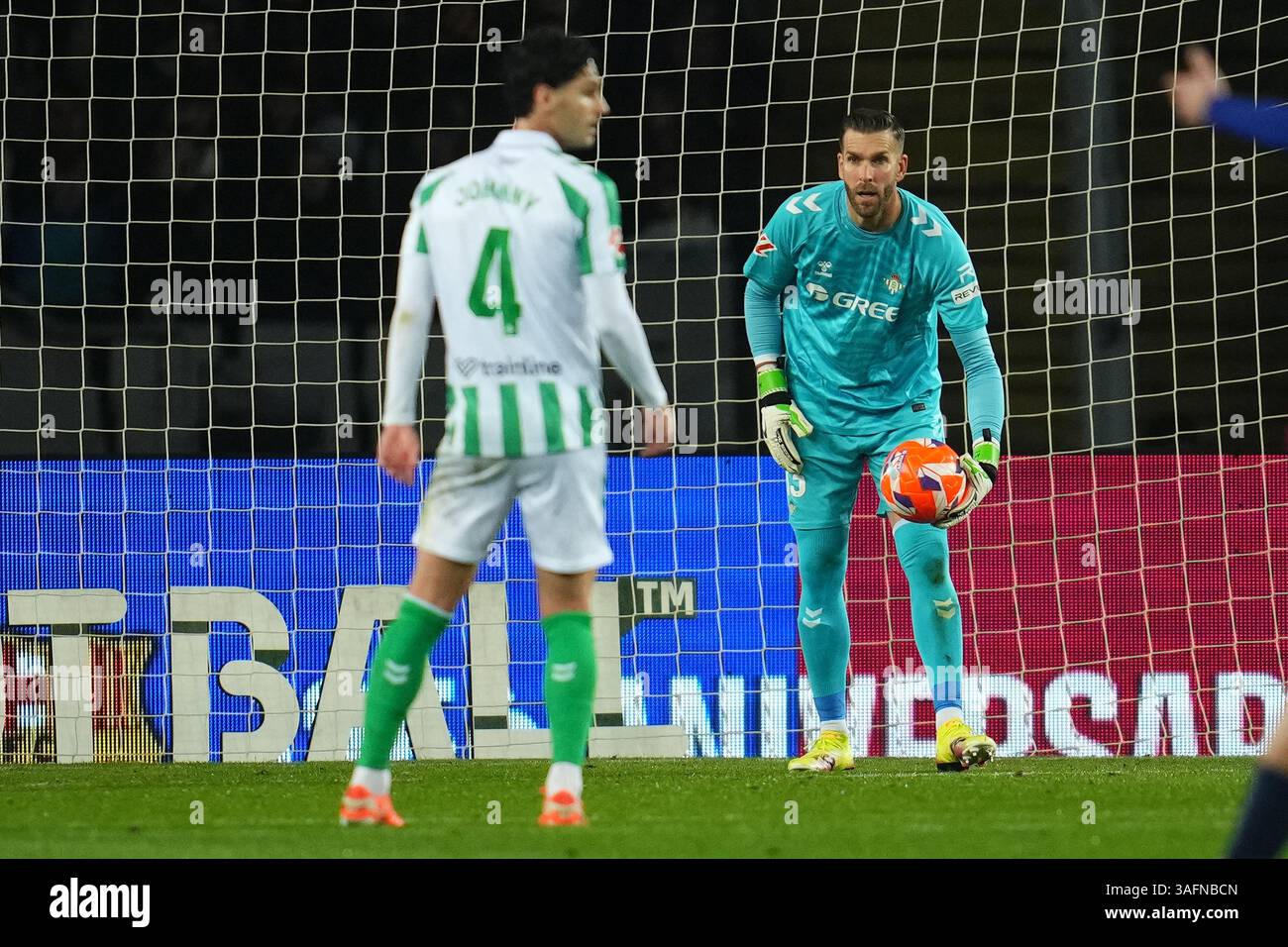 Barcelona, Spain. 06th Apr, 2025. Adrian San Miguel of Real Betis ...