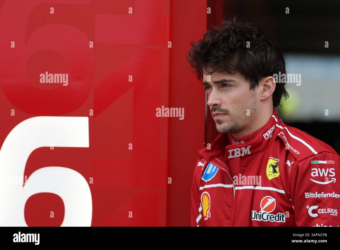 Sakhir, Bahrain. 26th Feb, 2025. #16 Charles Leclerc MCO) Scuderia ...