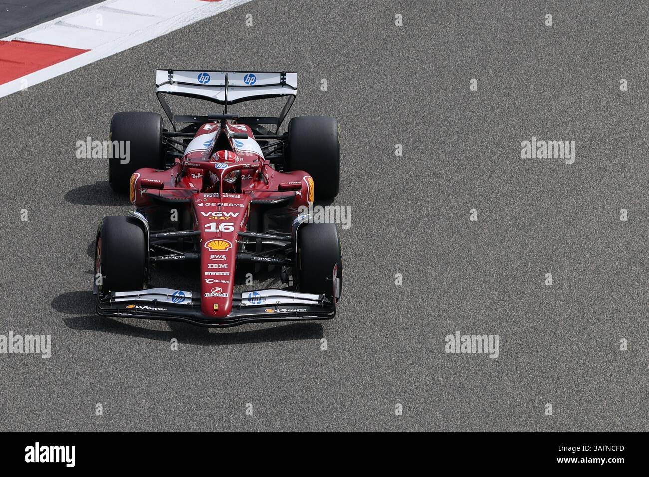 Sakhir, Bahrain. 28th Feb, 2025. #16 Charles Leclerc MCO) Scuderia ...