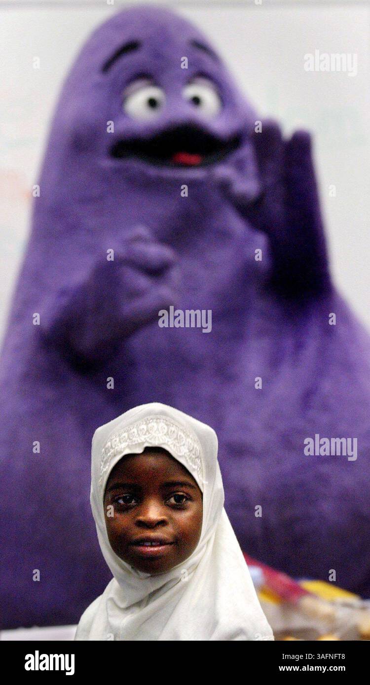 Grimace mcdonald's hi-res stock photography and images - Alamy