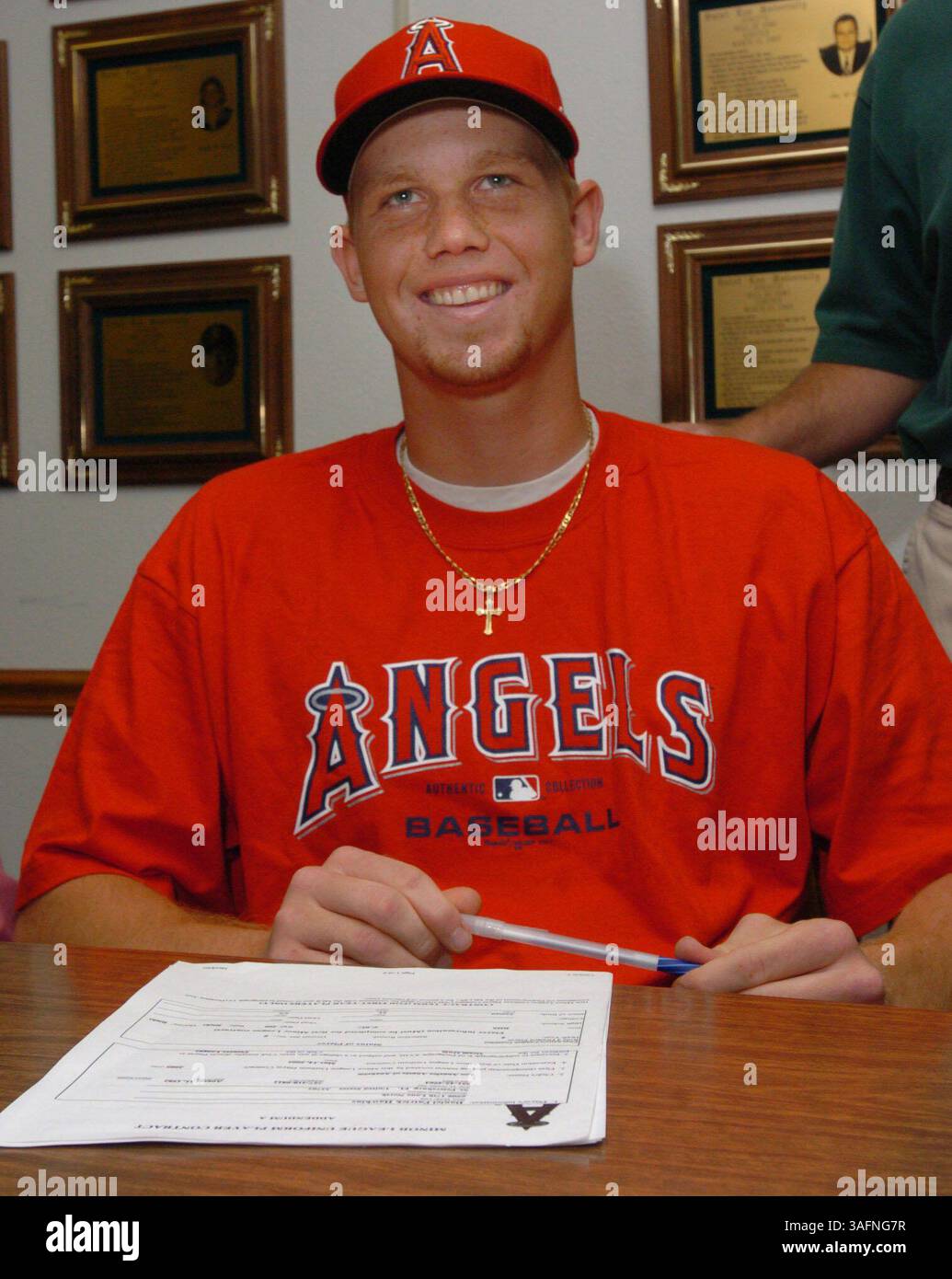 CAPTION: (05/20/2005 SAINT LEO) Saint Leo University pitcher Daniel ...