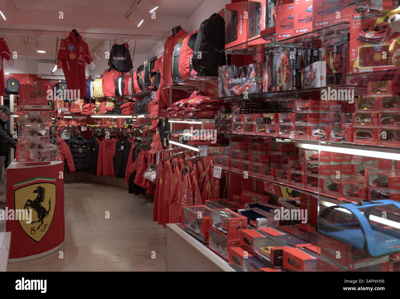Ferrari Store in Venice Stock Photo - Alamy
