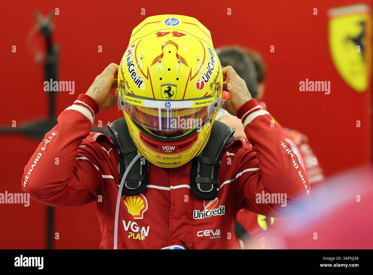 #44 Lewis Hamilton GBR) Scuderia Ferrari ITA) SF25/Ferrari, during the ...
