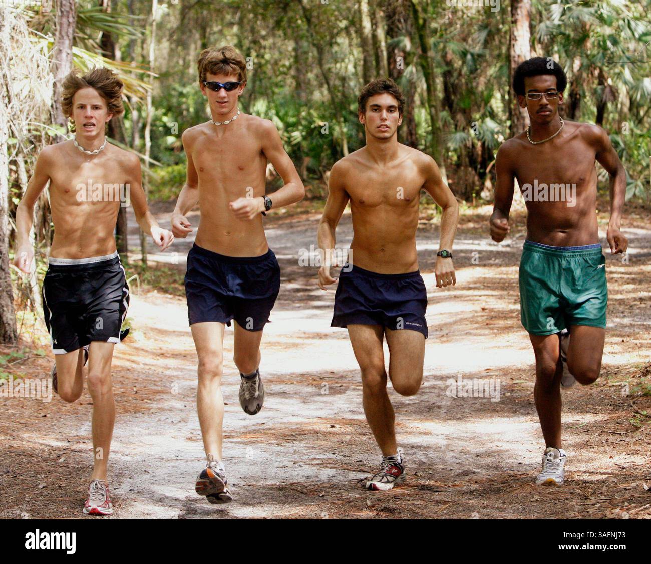 CAPTION:(09/05/2006 CITRUS PARK) Four of Sickles High School cross ...