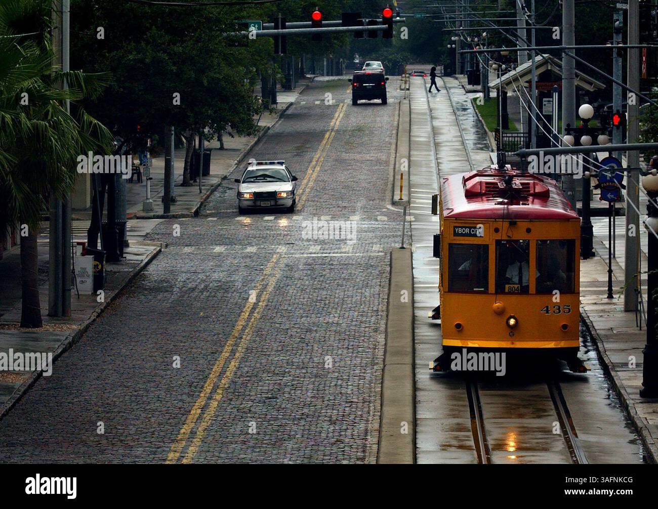 Caption: (Monday, 06/20/2005 Tampa) A TECO Line Streetcar (run by ...