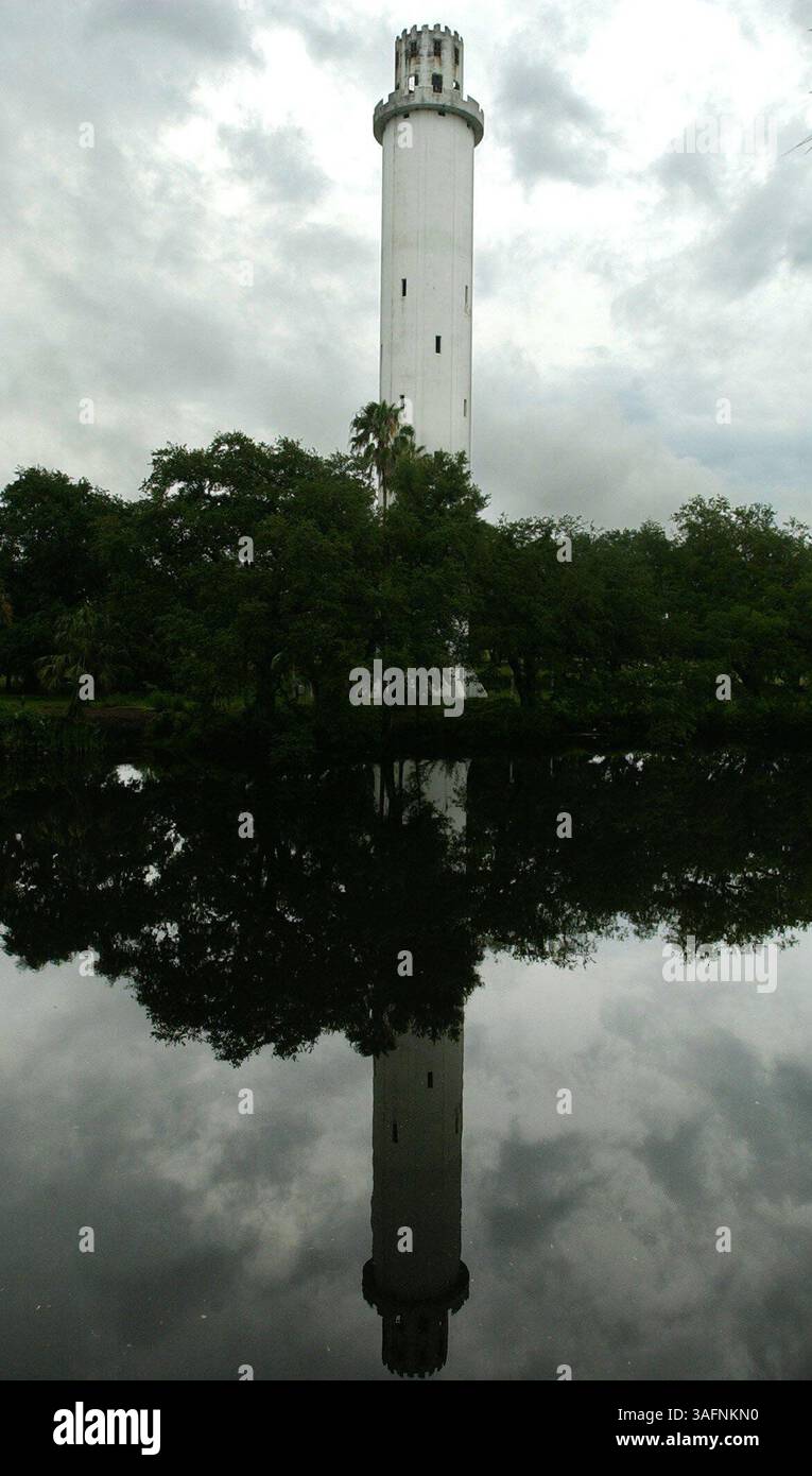 Tampa, 06/27/2005) PHOTO 1: The old water tower which stands west if Interstate 275, south of ...