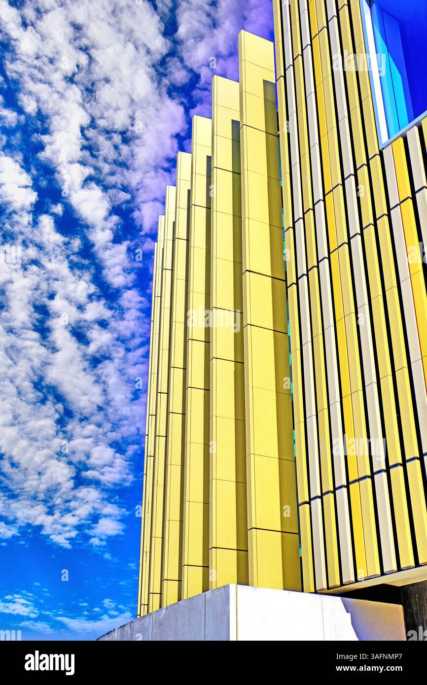 The Word library building external wall created by FaulknerBrowns ...