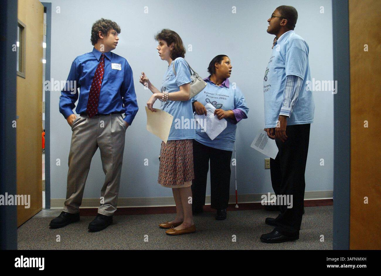 Feature on a transition camp at the Watson Center for the Blind ...