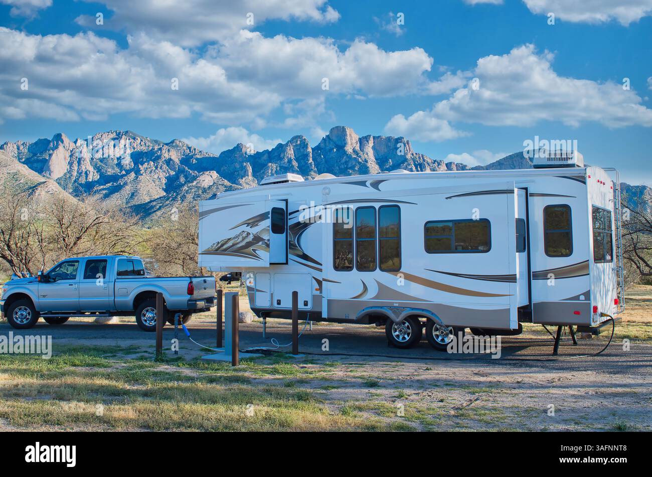 Camping at the RV Campgrounds in Catalina Regional Park near Tucson ...