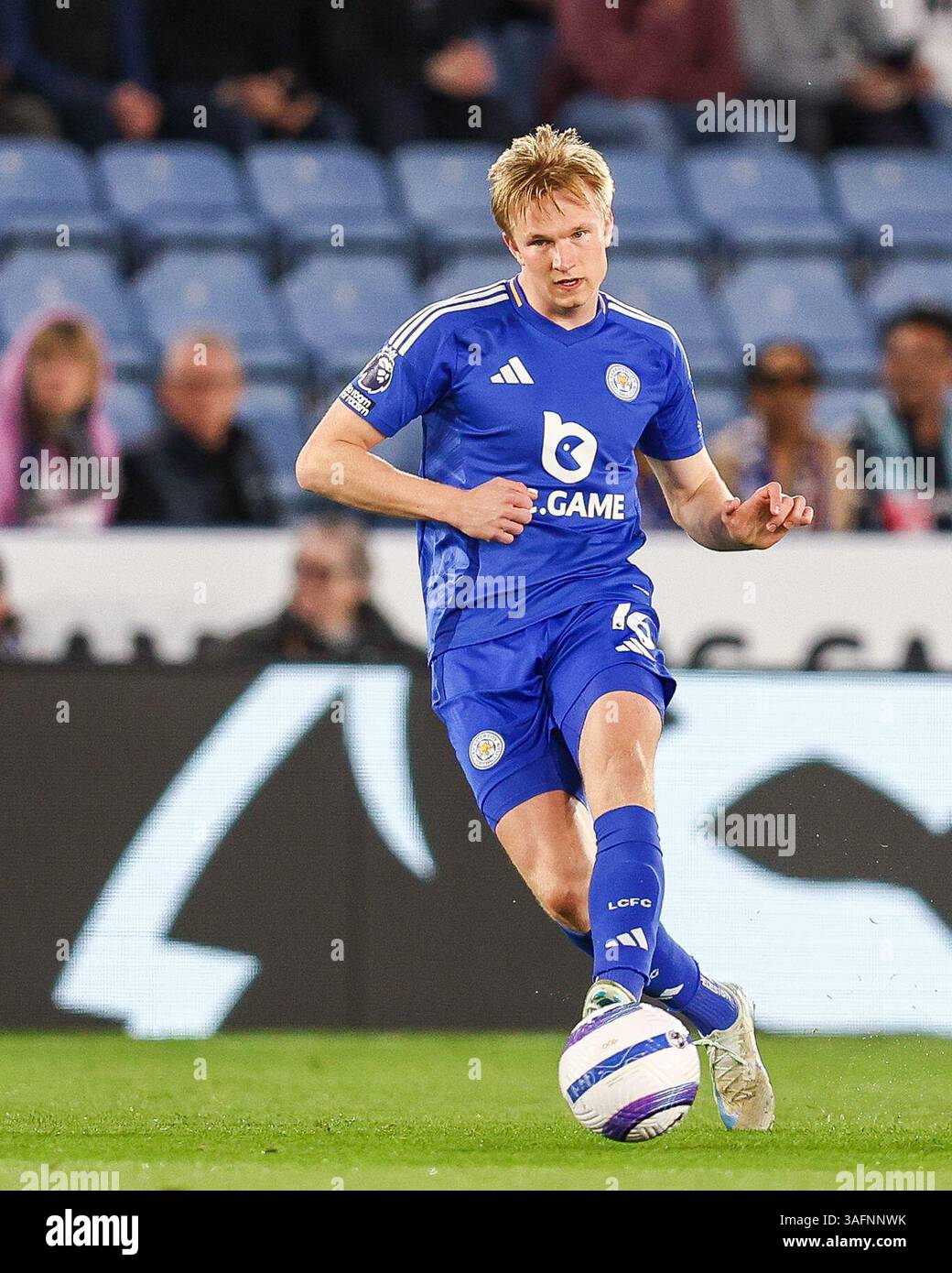 #16, Victor Kristiansen of Leicester City in action during the Premier ...