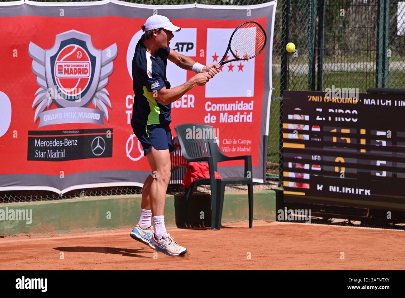 Madrid, Madrid, Spain. 7th Apr, 2025. RYAN NIJBOER (NED) playing the ...