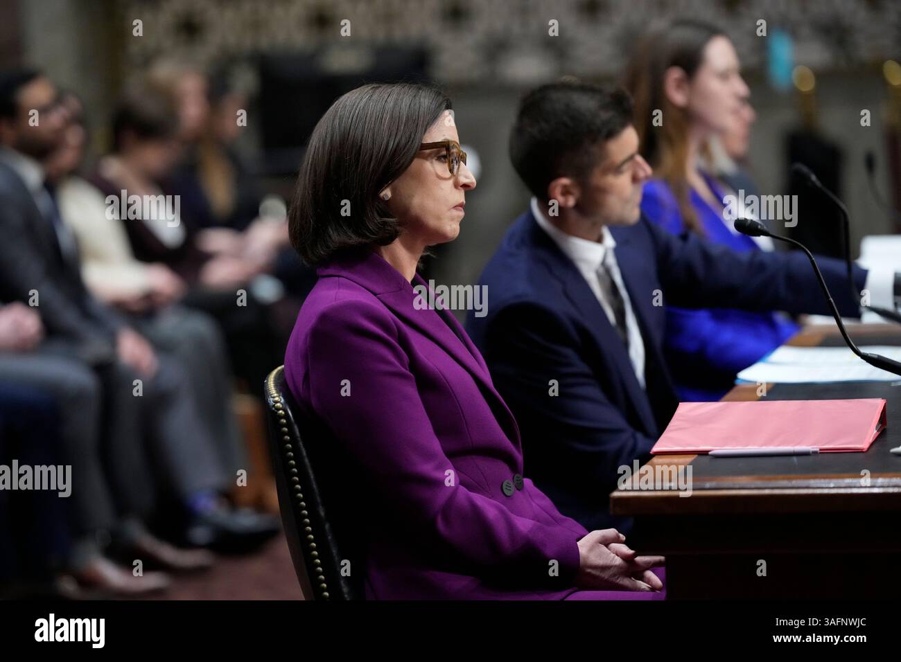 Former Justice Department attorney Liz Oyer testifies before the House ...
