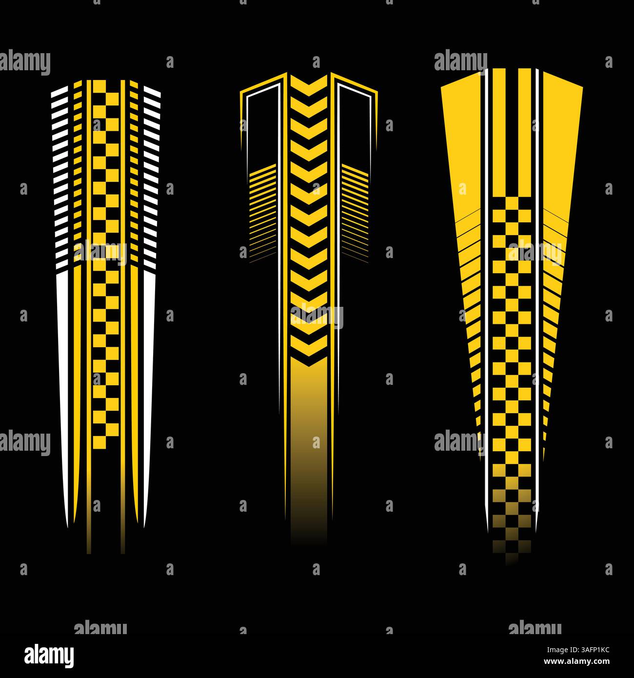 Angled yellow checkered patterns vertical Stock Vector Image & Art - Alamy