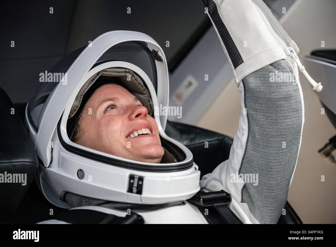 Hawthorne, California, USA. 4th Dec, 2024. NASA astronaut Zena Cardman ...