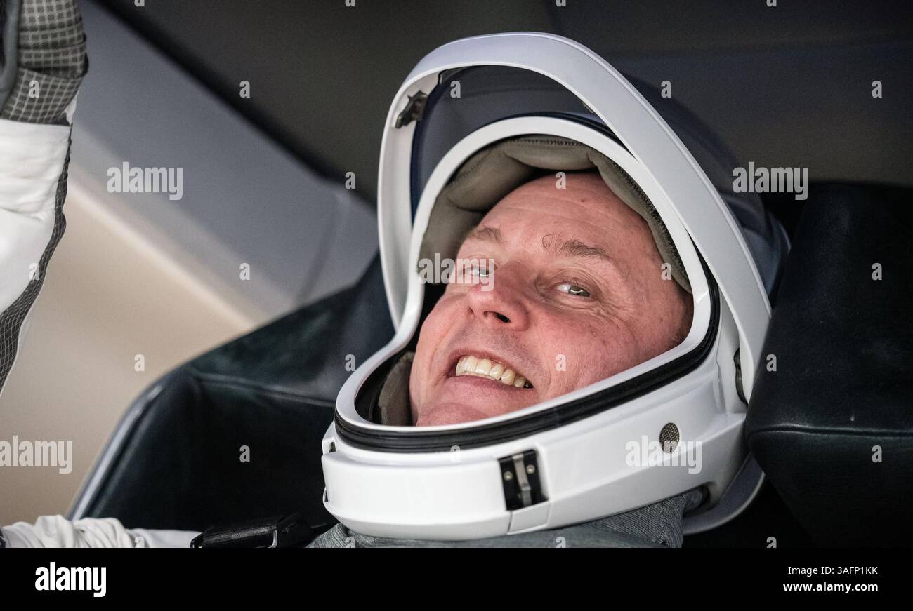 Hawthorne, California, USA. 4th Dec, 2024. NASA astronaut Mike Fincke ...