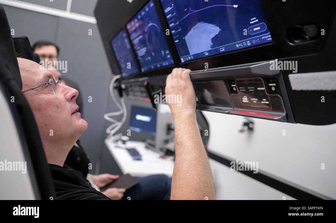 Hawthorne, California, USA. 4th Dec, 2024. NASA astronaut Mike Fincke ...