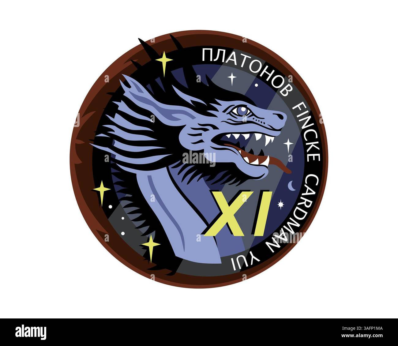 KSC, Florida, USA. 14th Feb, 2025. The Crew-11 mission patch embodies ...