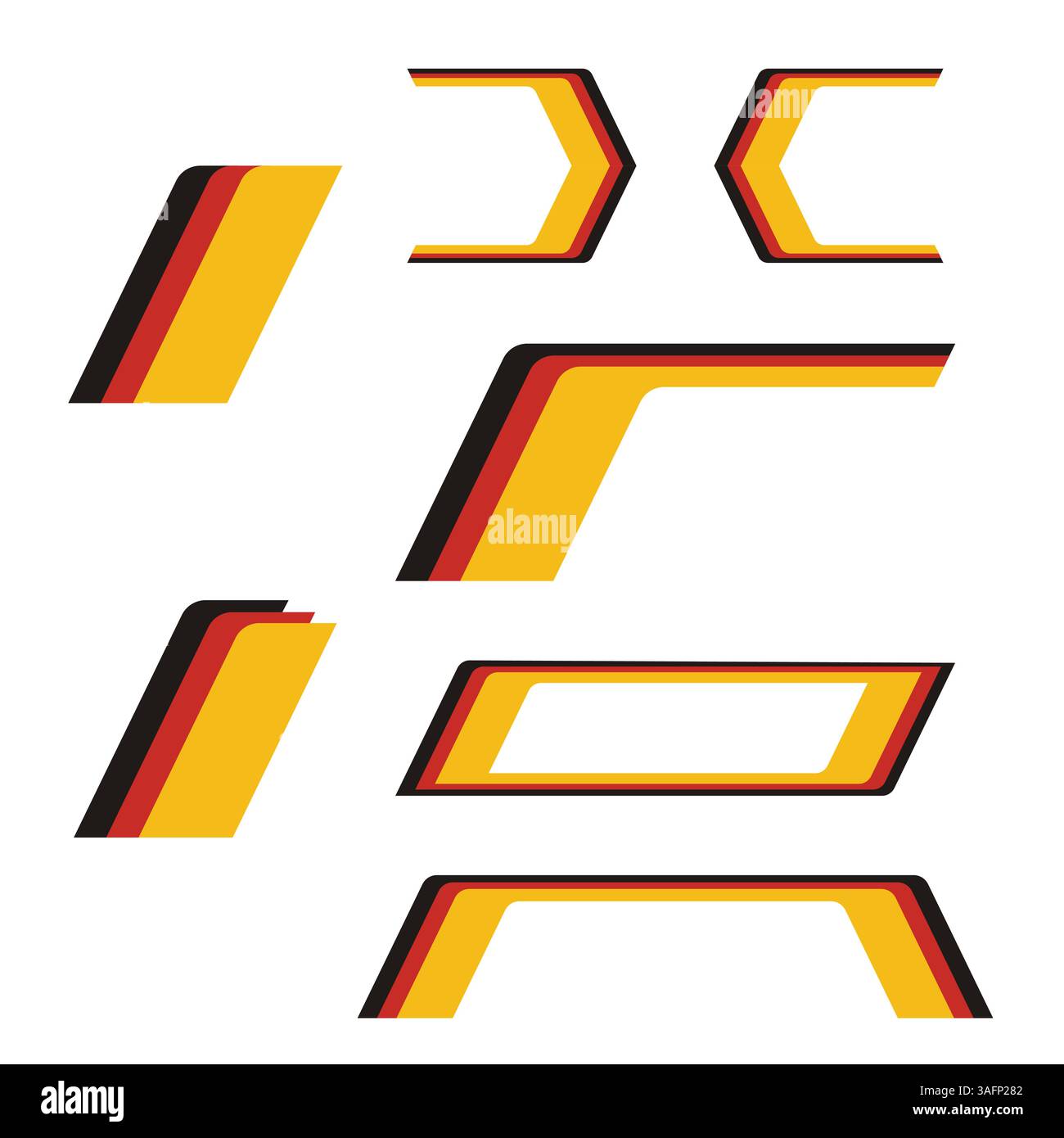 German colours racing design Stock Vector Image & Art - Alamy