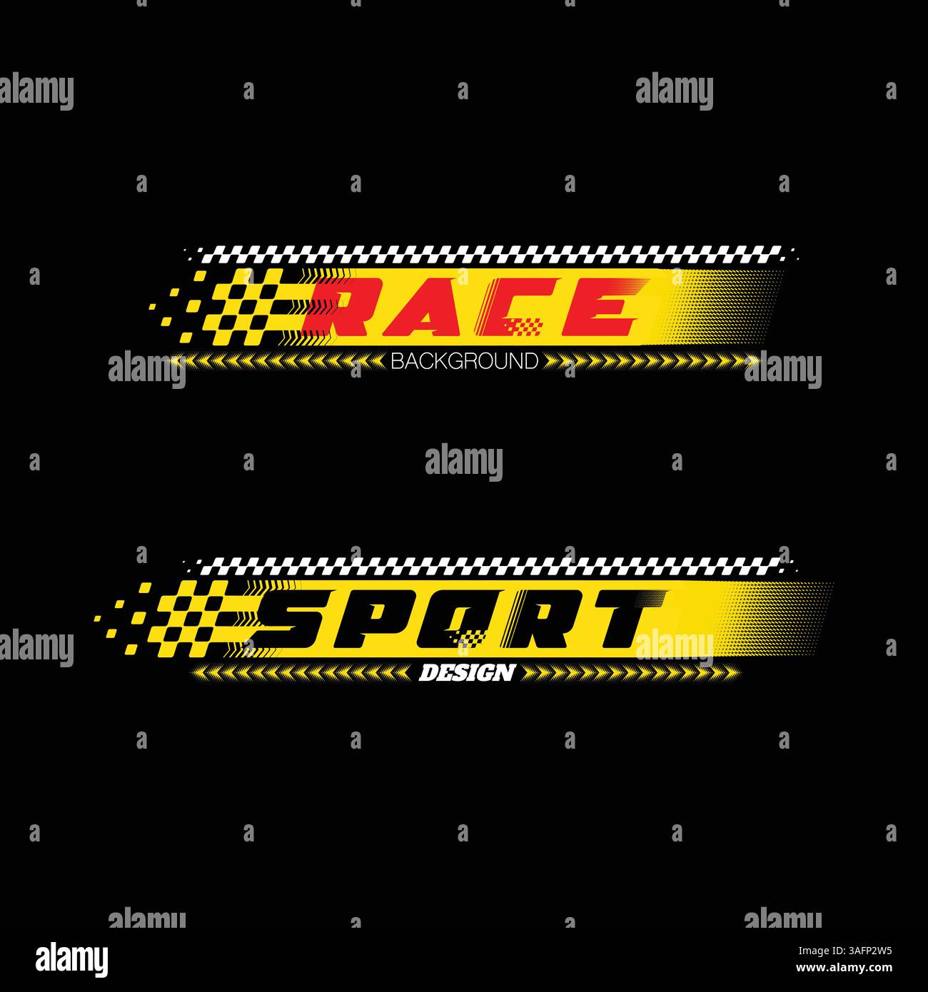 Graphic abstract racing designs Stock Vector Images - Alamy