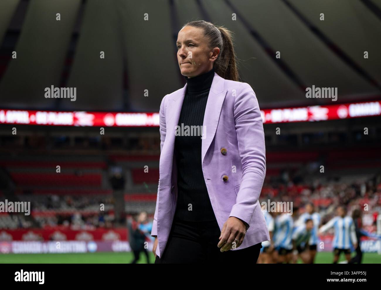 Vancouver, Canada. 04th Apr, 2025. Canada women's national team soccer ...