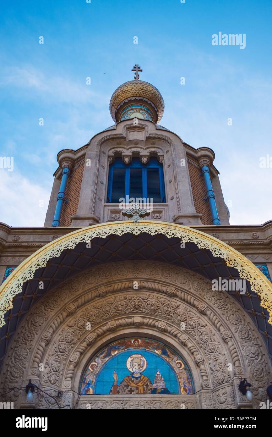 Architecture Design Of The Exterior Of St. Nicholas Church Stock Photo ...