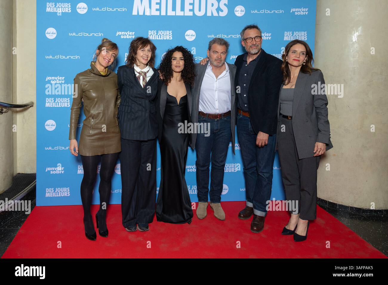 Paris, France. 07th Apr, 2025. Elsa Bennett, Valerie Bonneton, Sabrina ...