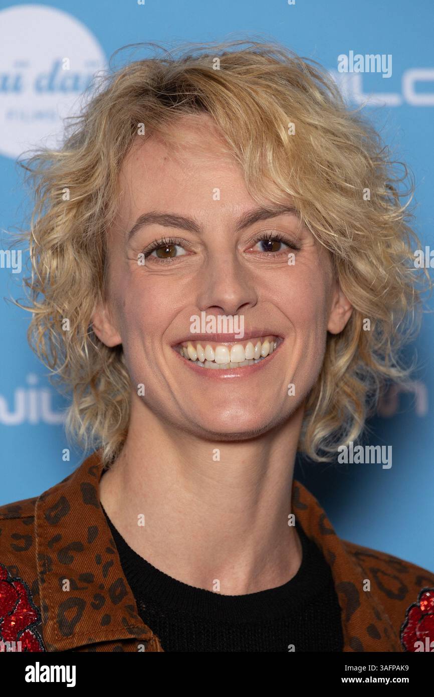 Sara Mortensen attends 'Des Jours Meilleurs' Paris Film Premiere at Max ...