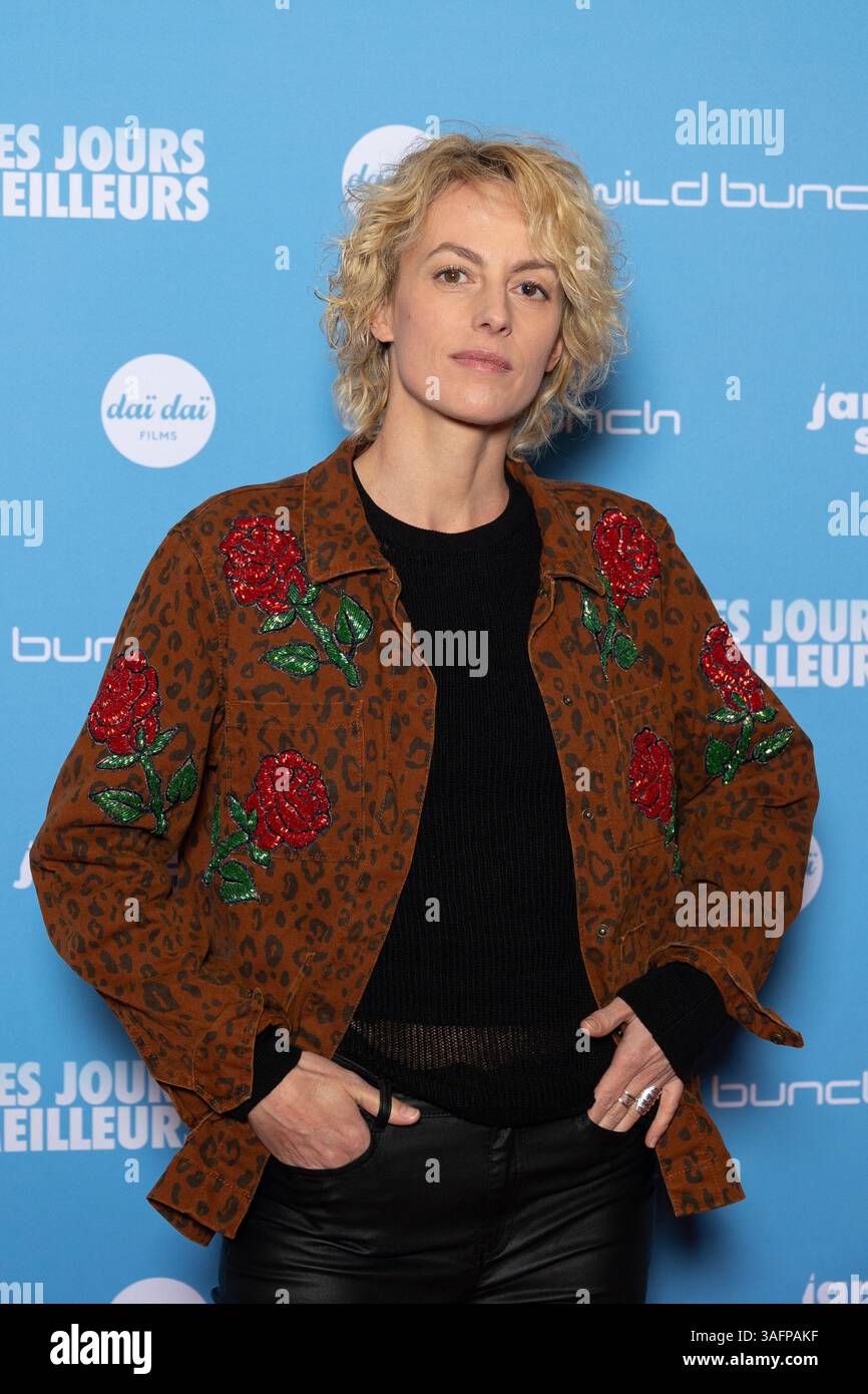 Paris, France. 07th Apr, 2025. Sara Mortensen attends 'Des Jours ...