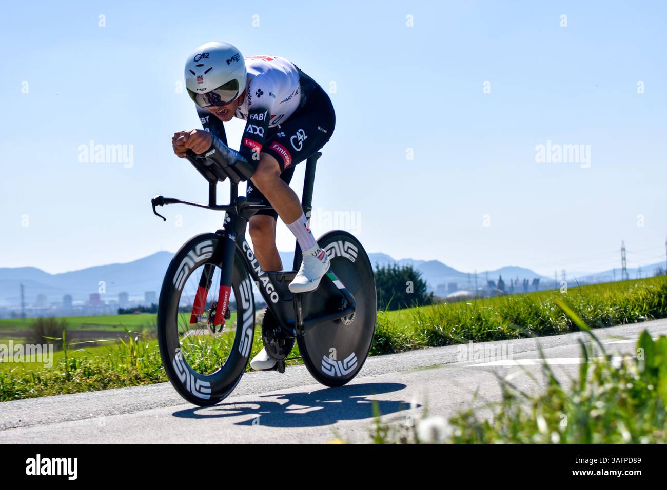 Vitoria, Alava, Basque Country, Spain, April 7, 2025: Cyclist Marc ...