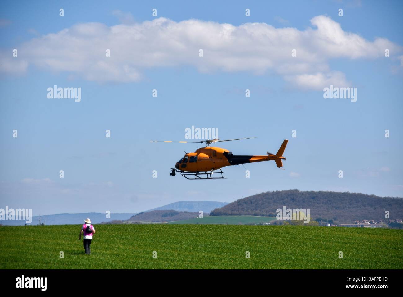 Vitoria, Alava, Basque Country, Spain, April 7, 2025: Photographer and ...