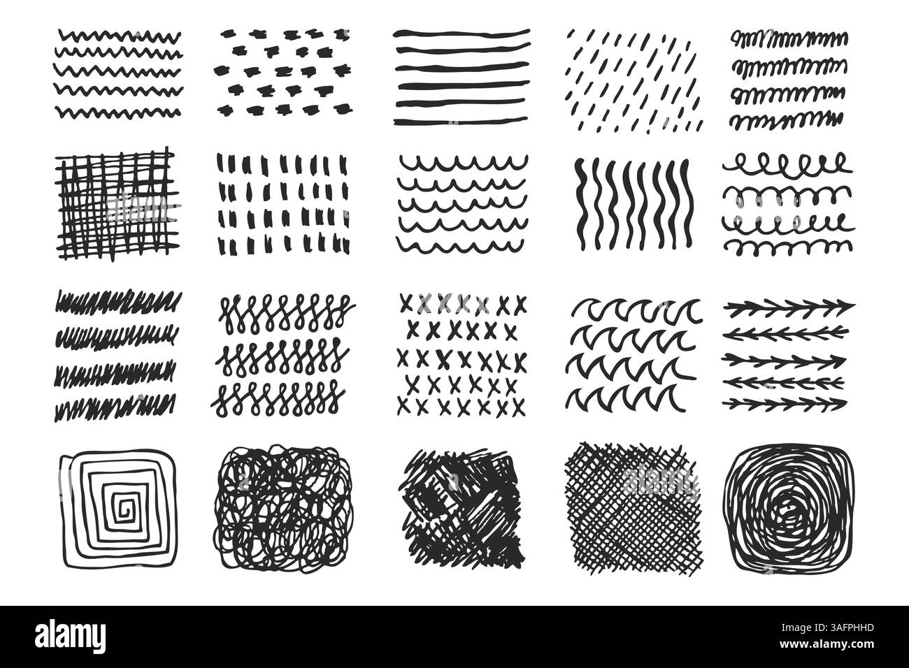 Various crazy lines Stock Vector Images - Alamy